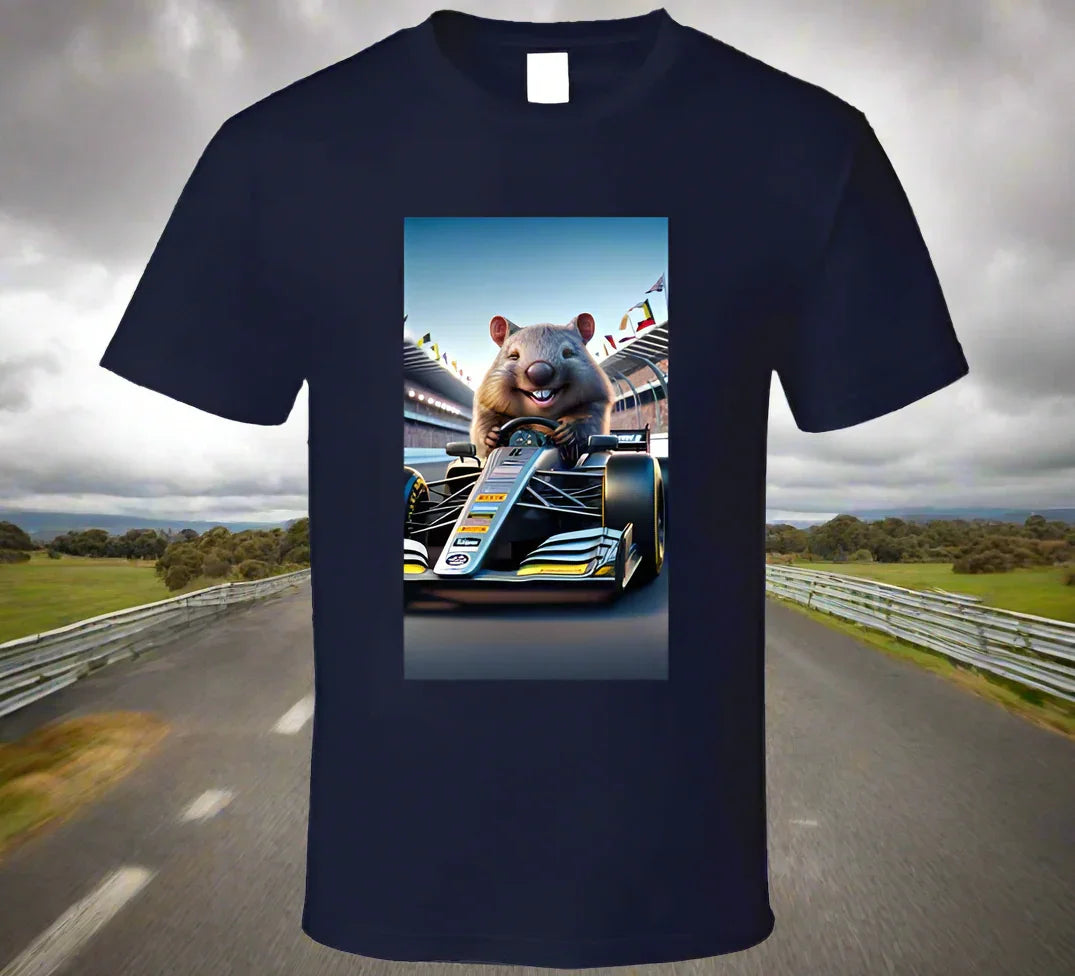 Harvey Junior the "Smiling Wombat" Wins the Wombat Grand Prix - Shirt